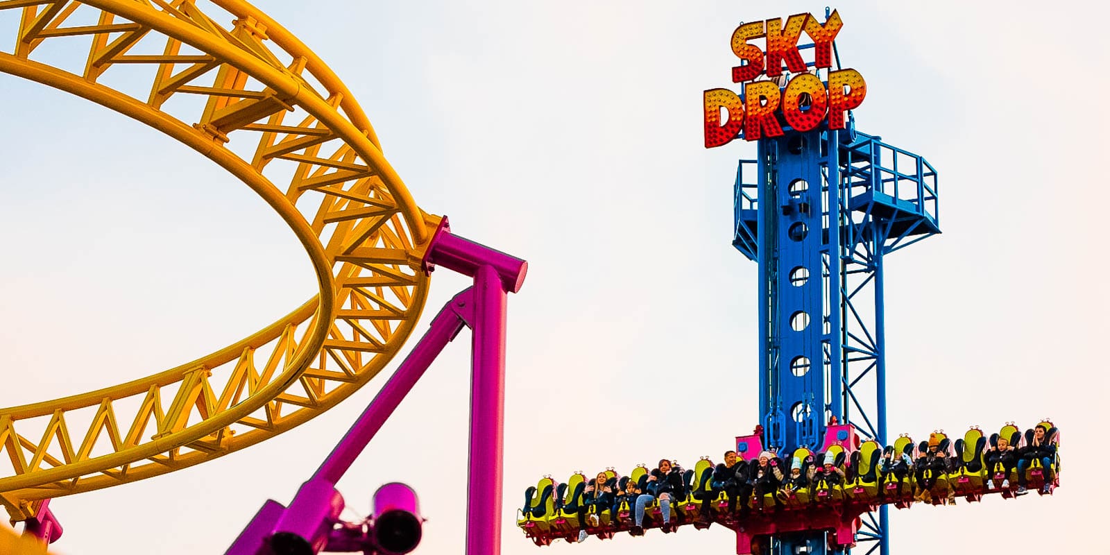 Sky Drop | Adventure Island | UK Theme Park Spy