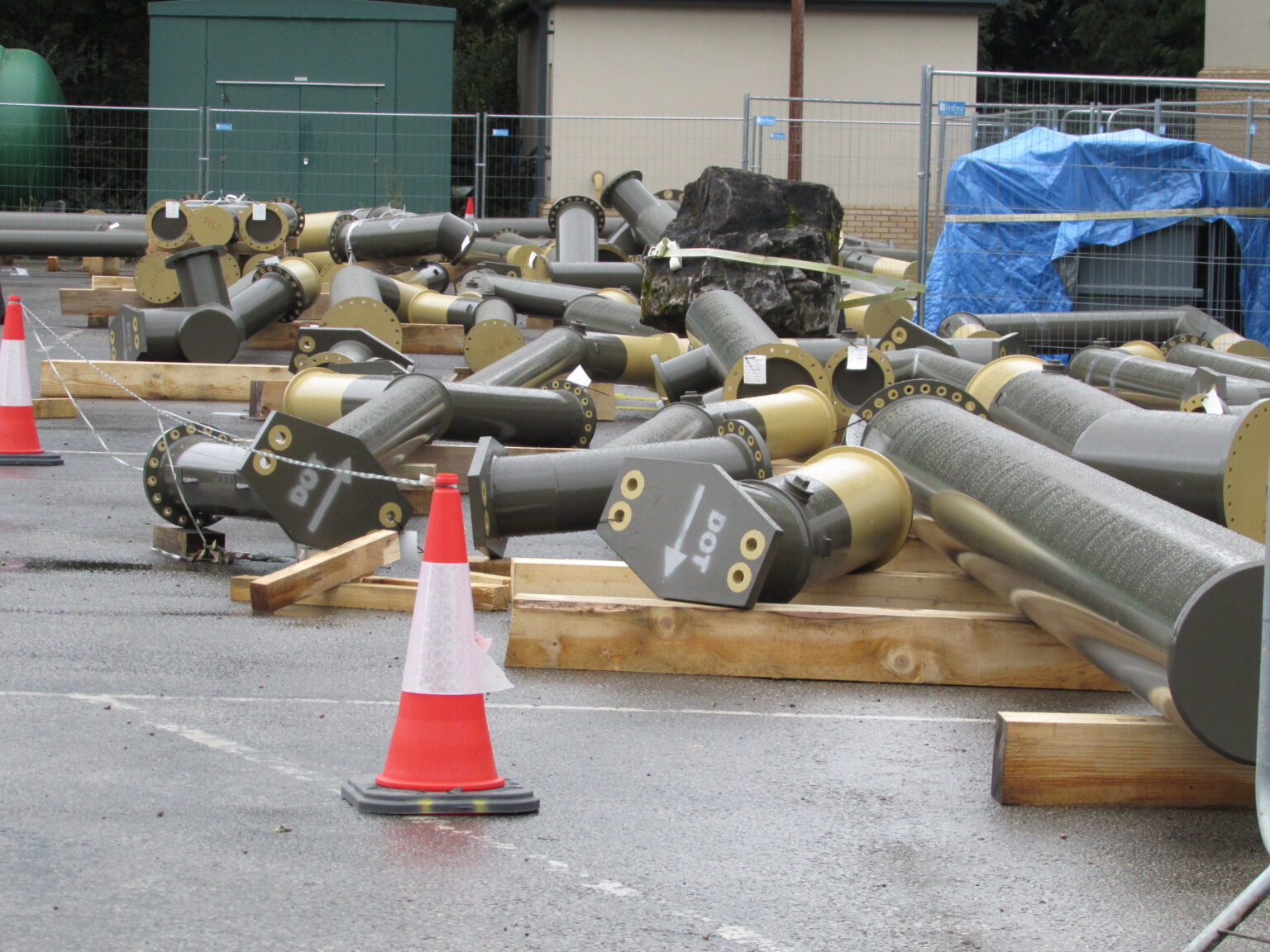 10 Pictures of coaster supports for Drayton Manor’s NEW Intamin launch ...