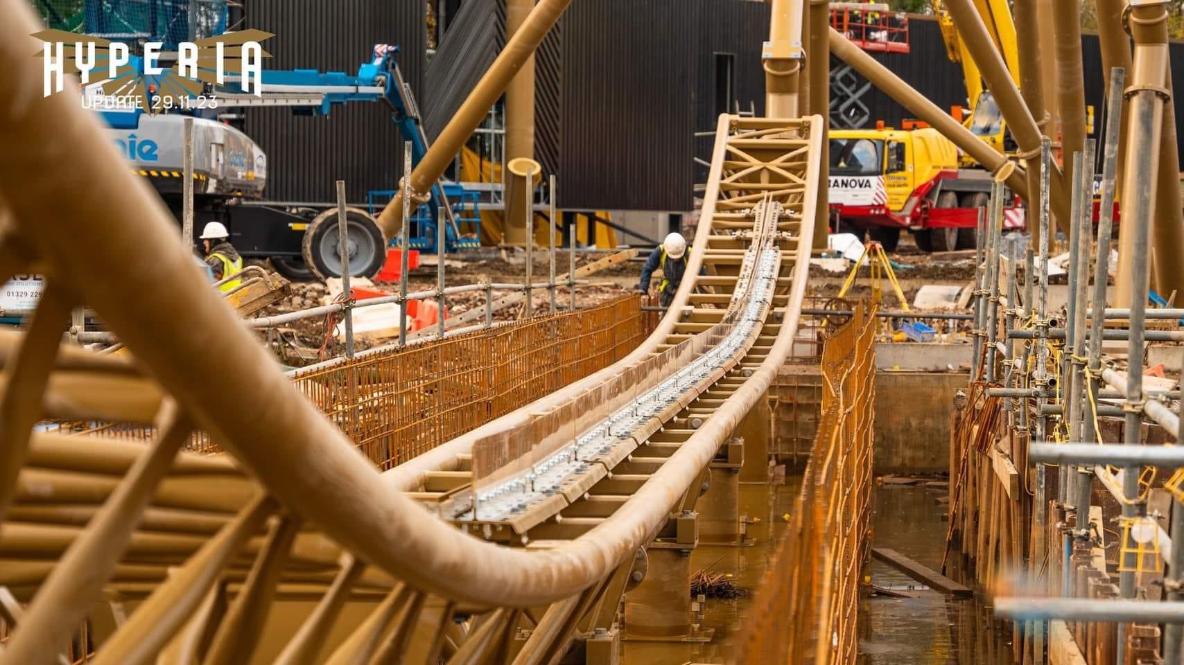 Thorpe Park Hyperia: Construction Update