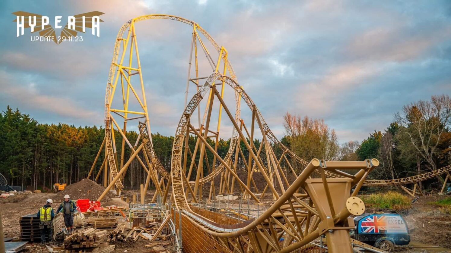 Thorpe Park Hyperia: Construction Update