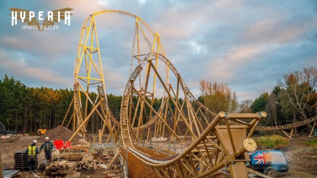 Thorpe Park Hyperia: Construction Update