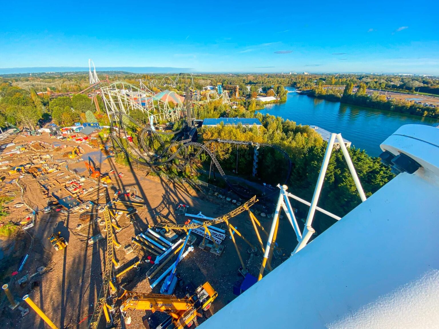Thorpe Park Hyperia: Construction Update
