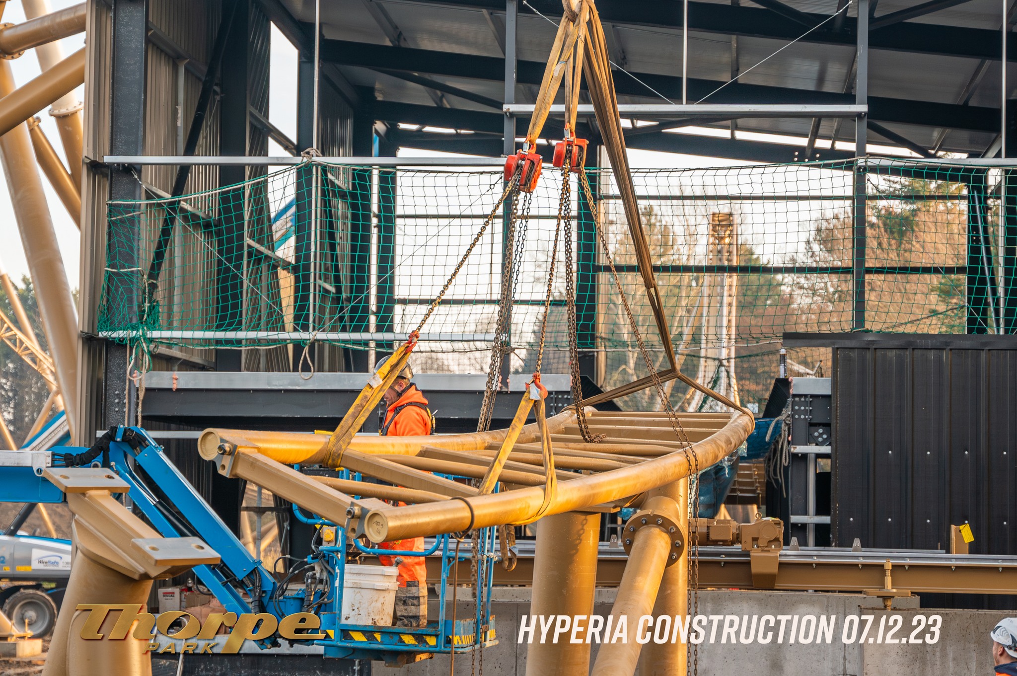 Thorpe Park Hyperia: Construction Update