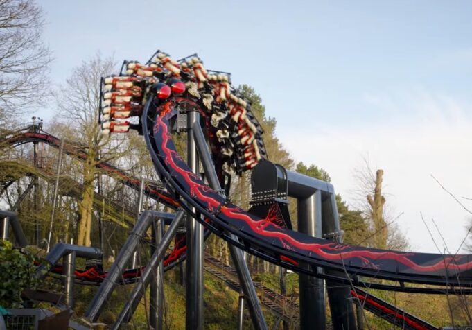 6 Pictures of Nemesis Reborn Testing at Alton Towers