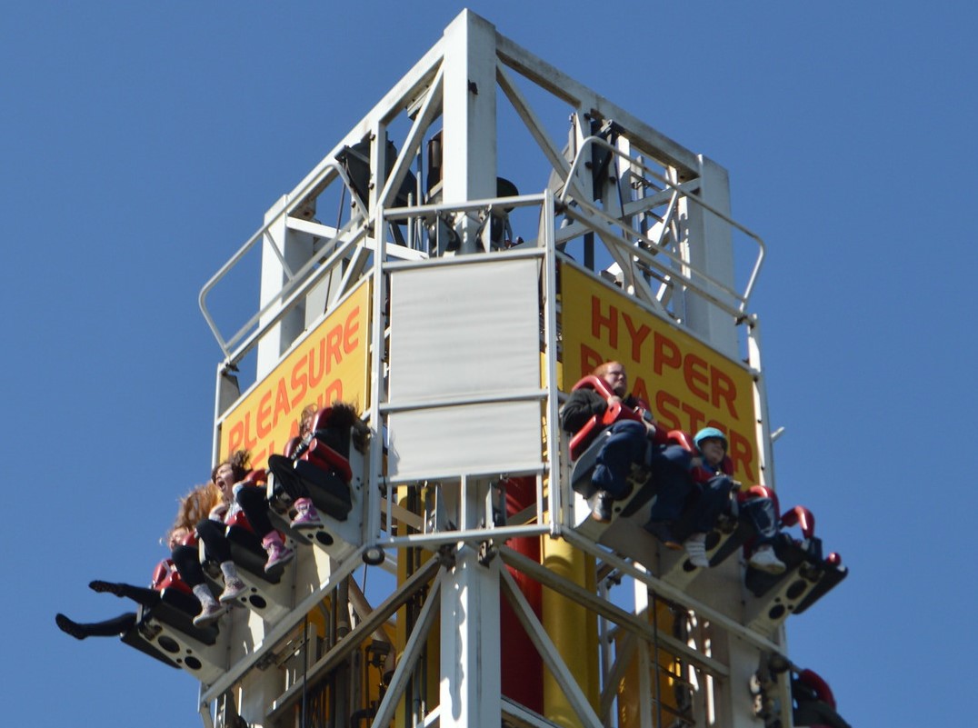 The Hyper Blaster at Pleasure Island: The 90 Foot Tower of Terror Ride