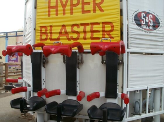 The Hyper Blaster at Pleasure Island: The 90 Foot Tower of Terror Ride