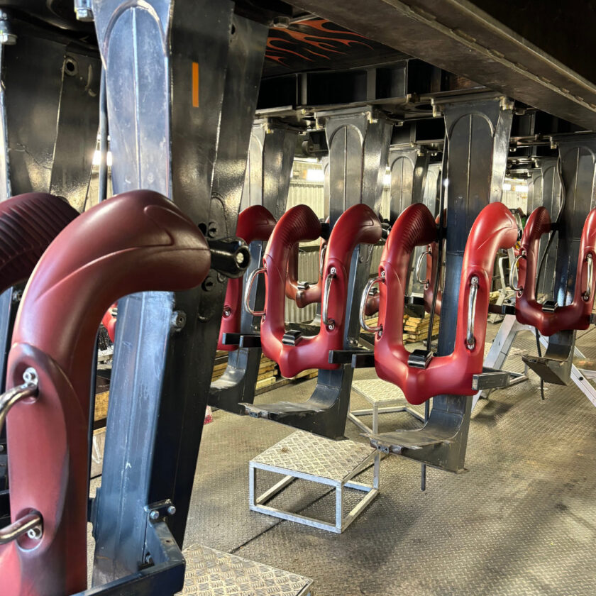 Thorpe Park: Nemesis Inferno Winter Maintenance | UK Theme Park Spy