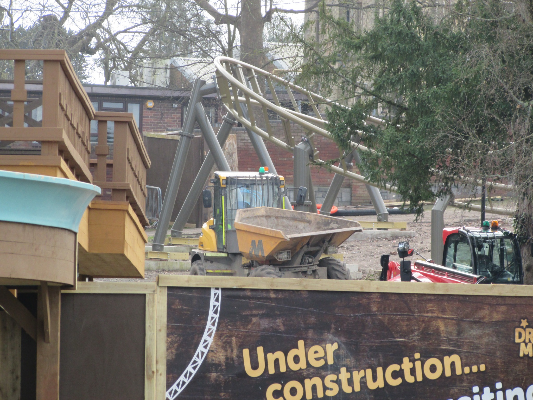 10 Construction Pictures of Drayton Manor’s NEW Rollercoaster for 2024