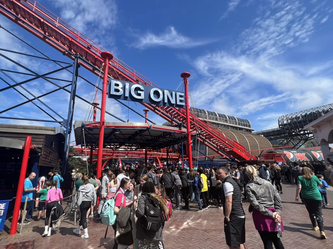 The Big One Reopens with HUGE Queues at Blackpool Pleasure Beach