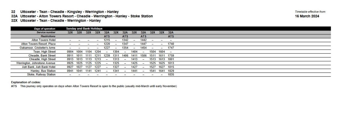 Plan Your Trip to Alton Towers with D&G Bus Timetables 2024