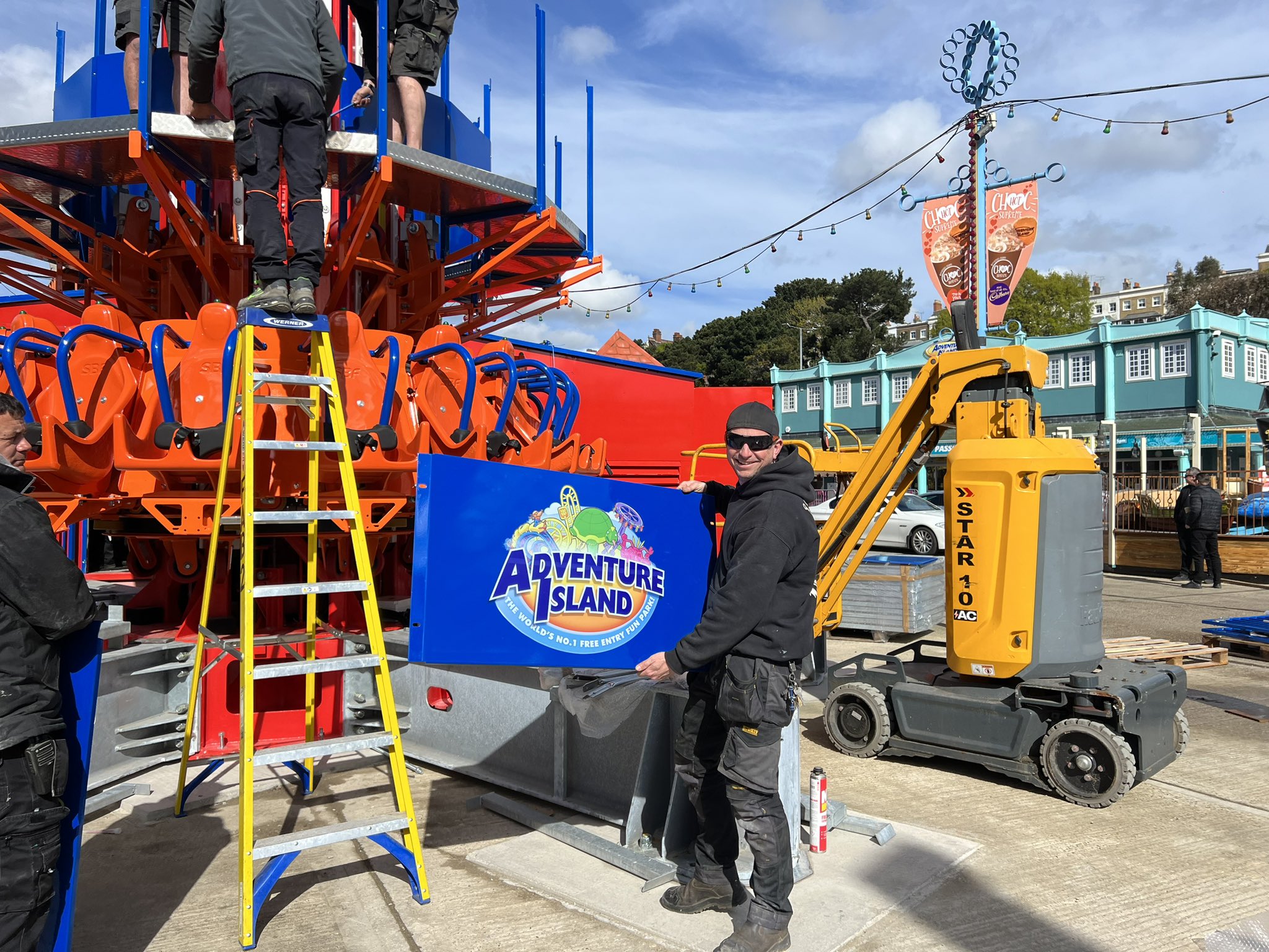 “Vertigo is Now VERTICAL” at Adventure Island