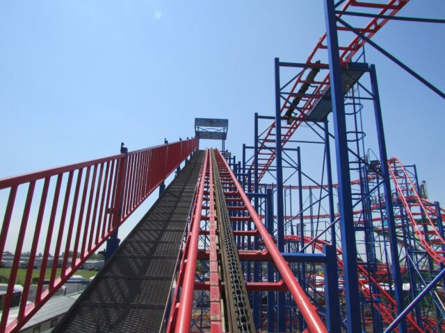 In Pictures: Bulldog Coaster at Brean Theme Park