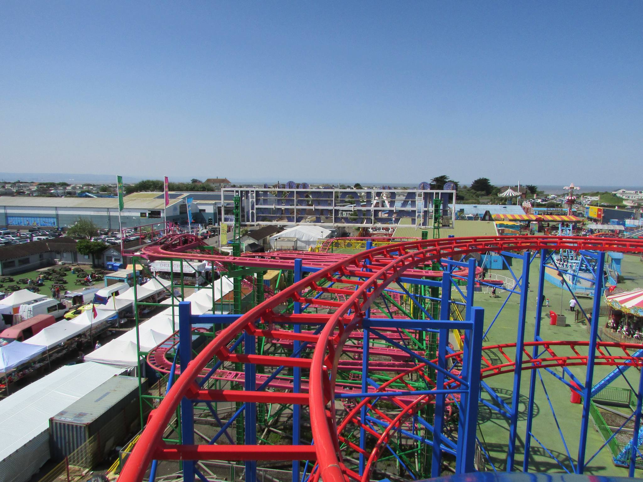 In Pictures: Bulldog Coaster at Brean Theme Park