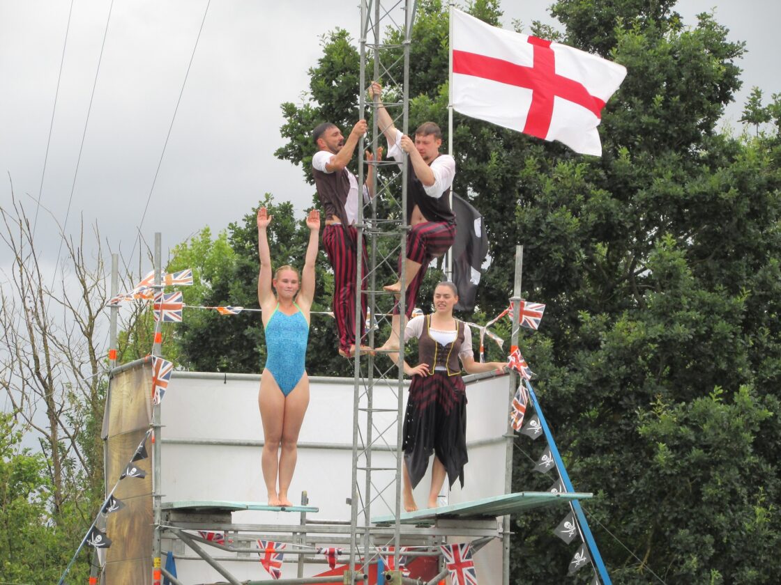 In Pictures: Europe’s Highest Dive Show at Crealy Theme Park