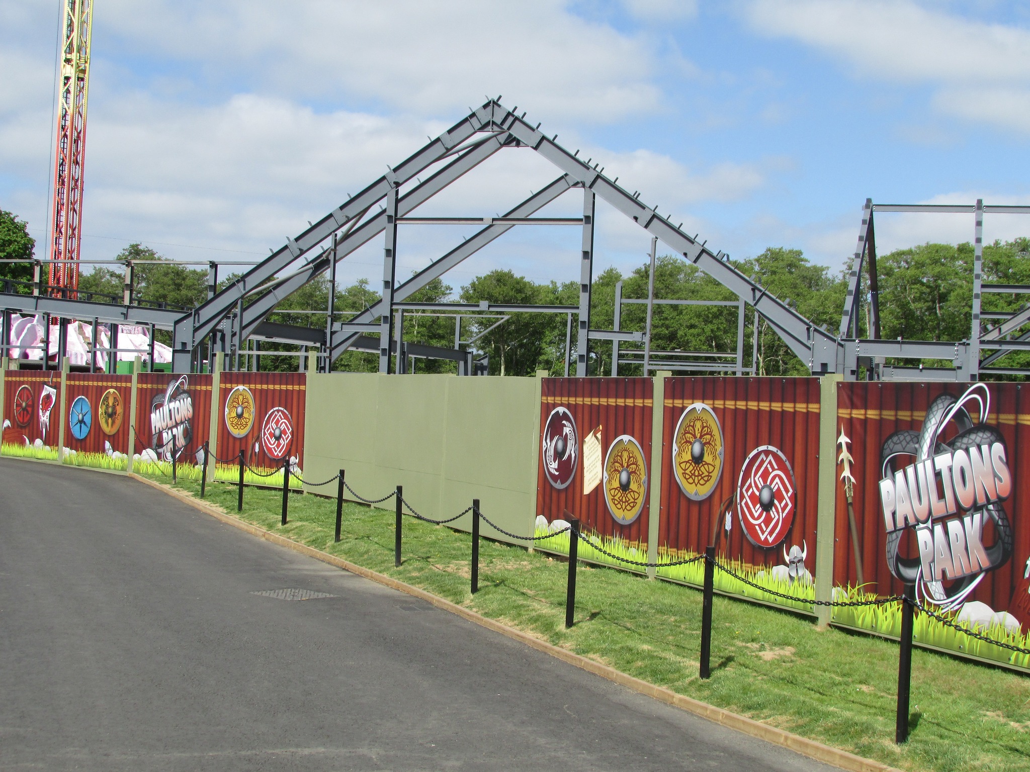 10 Construction Pictures of VALGARD at Paultons Park