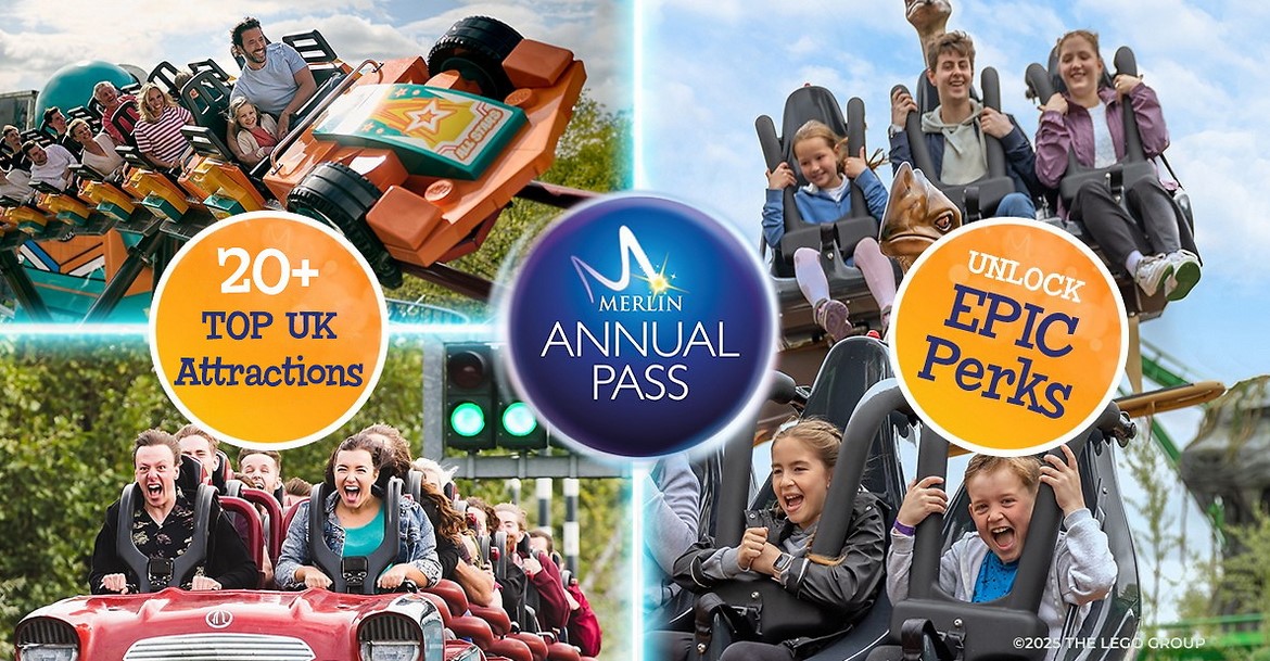 Merlin Essential Pass: Unlimited UK Theme Park Fun 2026