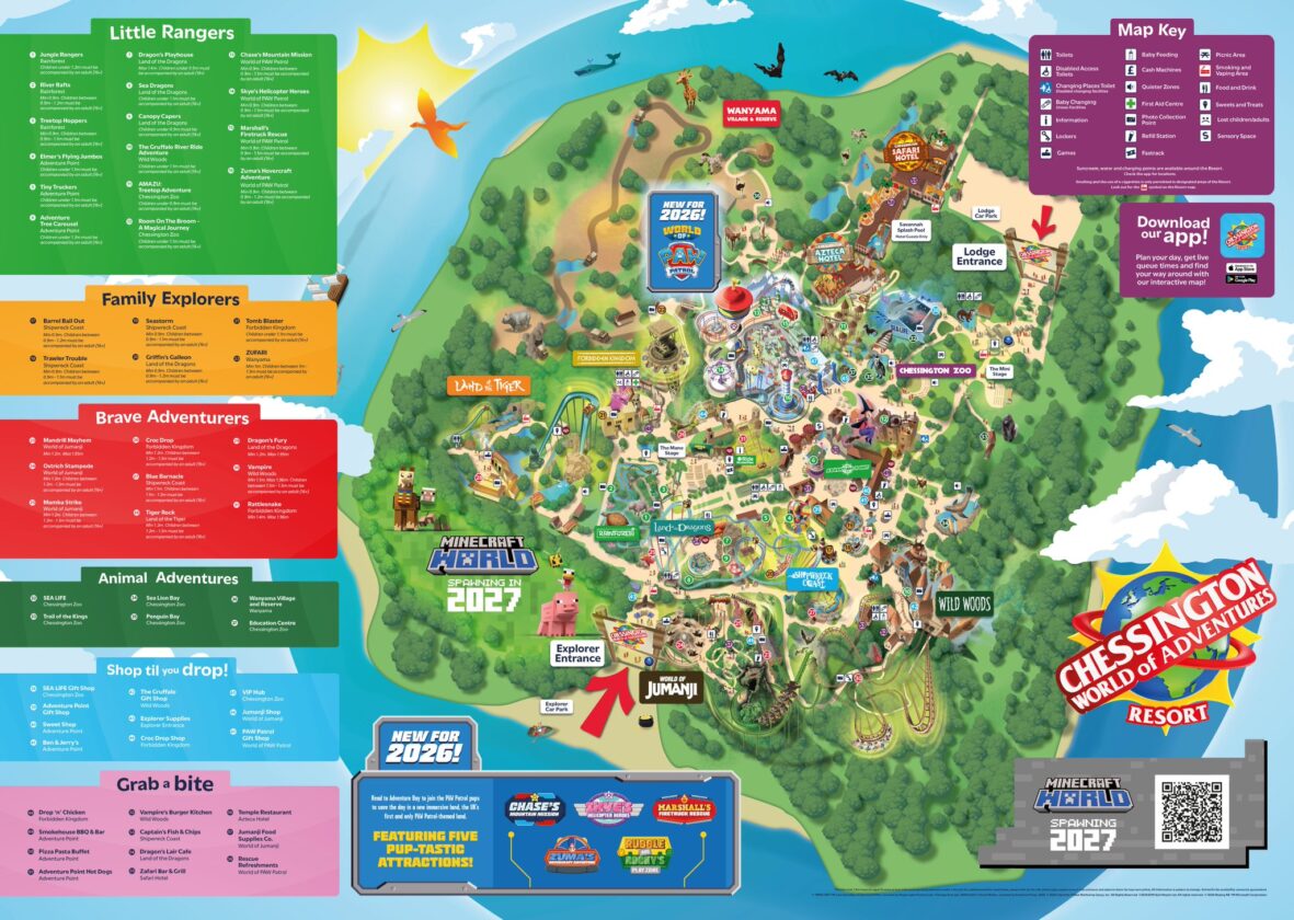 First Look at the World of PAW Patrol Map Ahead of Opening at ...